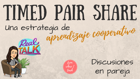 Timed Pair Share – From Where I Teach